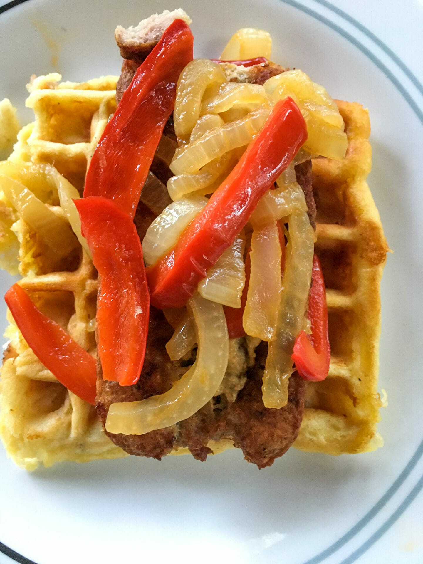The Big Party: Potato Skin and Croque Monsieur Waffles - Waffle Dad